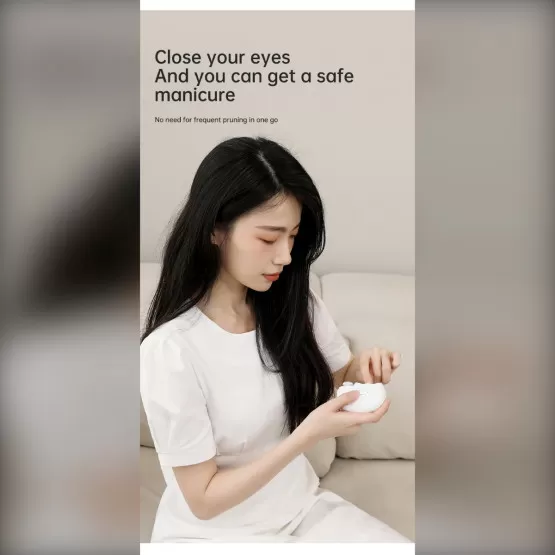 INF Coupe-ongles et lime électrique 2-en-1 - Soin des ongles sûr et facile