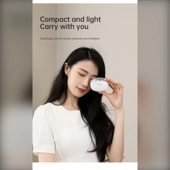 INF Coupe-ongles et lime électrique 2-en-1 - Soin des ongles sûr et facile