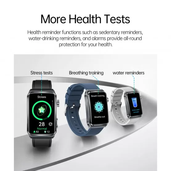 INF Smartwatch mit Bluetooth-Anruf, Gesundheitsüberwachung & 100+